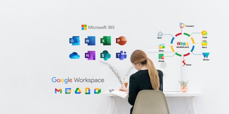Compare Microsoft 365 Google Workspace Zoho Workplace